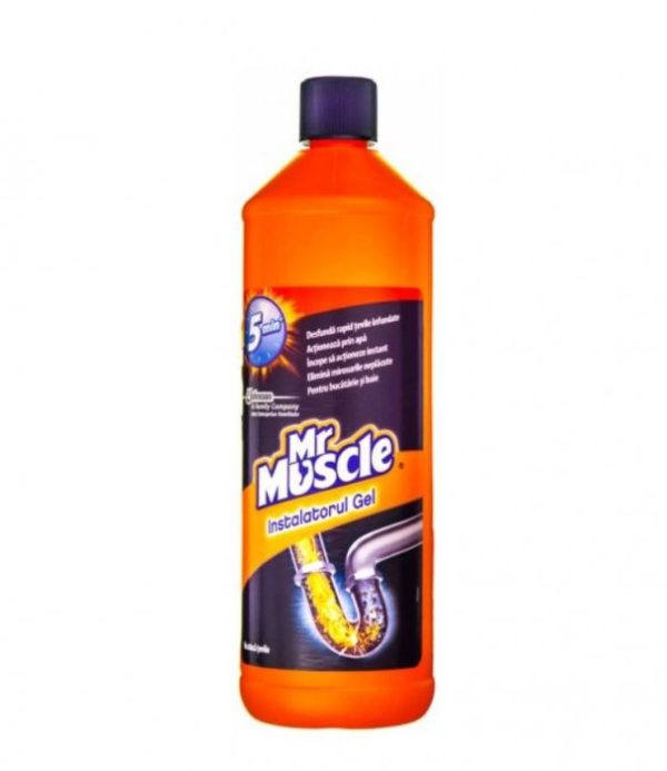 Solutie pentru Desfundat Instalatii Mr Muscle 1L - Elhor Trade